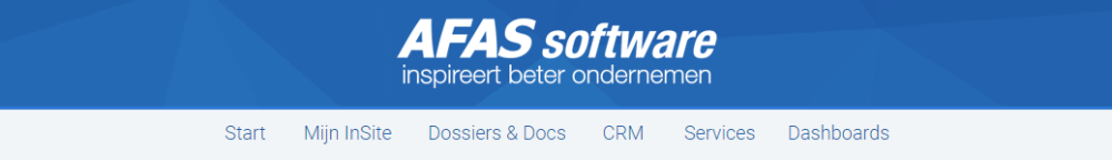 New in Profit 11 - InSite and OutSite - AFAS Klantportal