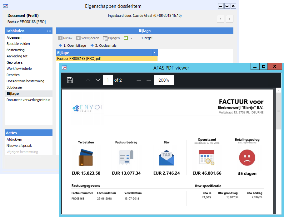 New in Profit 8 - Application Management - AFAS Klantportal