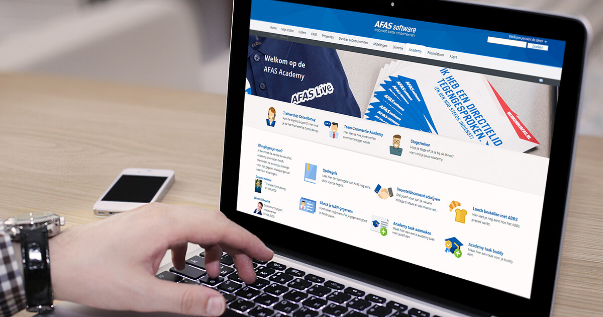 Onboardingstraject op InSite - AFAS Klantportal